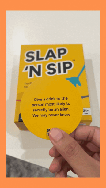 Slap 'N Sip Drinking Game | The Viral Sticky Hand Game by Thrilly ...